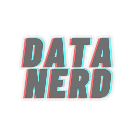 Retro Data Nerd Sticker Data Analyst T Data Scientist Print Data Swag Techie Gear