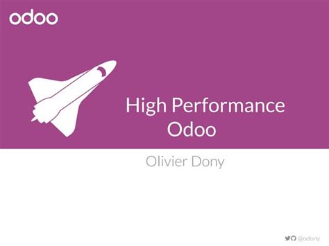 Improving The Performance Of Odoo Deployments Pdf