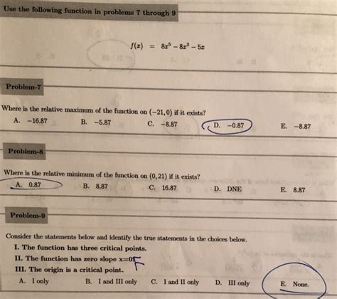 solved use the following function in problems 7 through 9