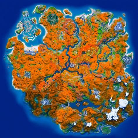 Así Sería El Mapa De Fortnite Si La Corrupción De La Temporada 6 Se