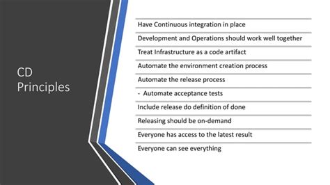 test driven development and ci cd ppt