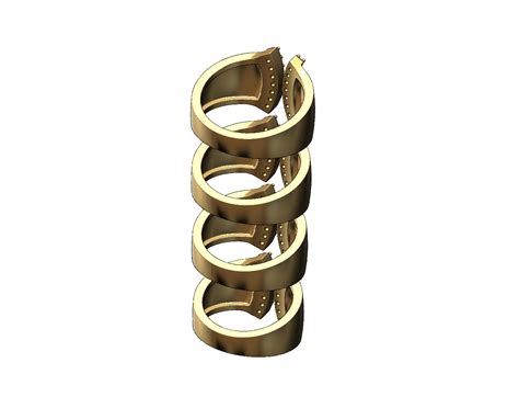 stl file diamond arcs open fashion ring us sizes 7to10 3d print model 💎