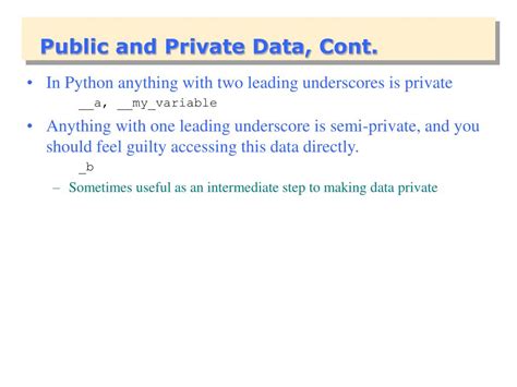 Ppt Object Oriented Programming In Python Powerpoint Presentation