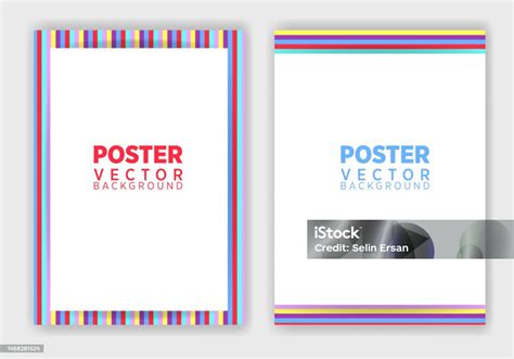 Vector Abstrait Design Graphique Affiche Modèle Daffiche Verticale Vectorielle Conception