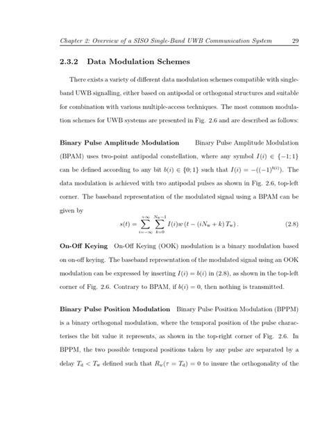 Uwbsimplemodulation Pdf Modulation Ultra Wideband