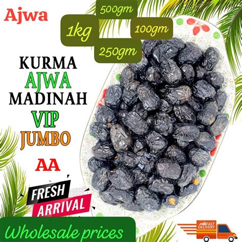 Kurma Premium Ajwa Safawi Medjoul Mabroom Tangkai Maryami