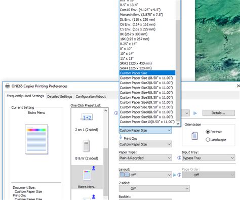 updating custom paper sizes on printer settings hardware spiceworks