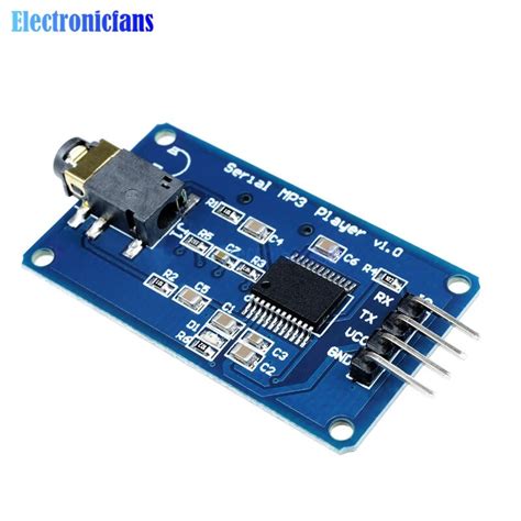 YX MP Musik Player Modul Serial UART TTL Module Arduino Raspberry YX Electrical