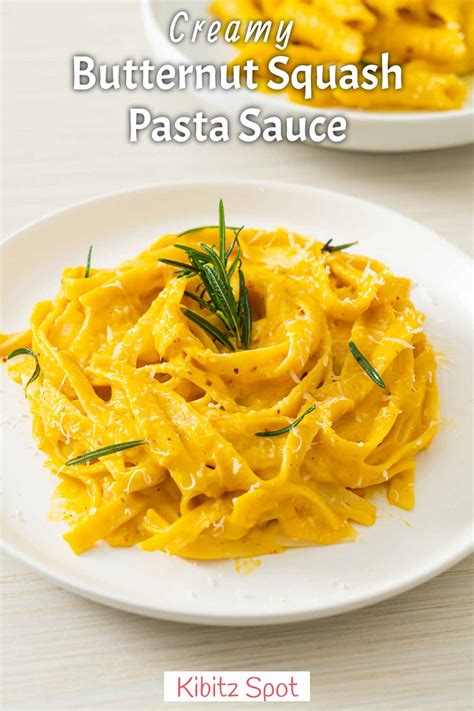 Easy Creamy Butternut Squash Pasta Sauce Gluten Free