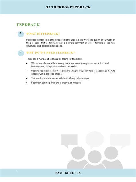 Fact Sheet 15 Gathering Feedback Assessor Pdf