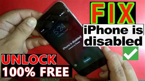 How To Unlock Disabled Iphone 66s Without Itunespassscode Fix Disabled Iphone 66s No Data