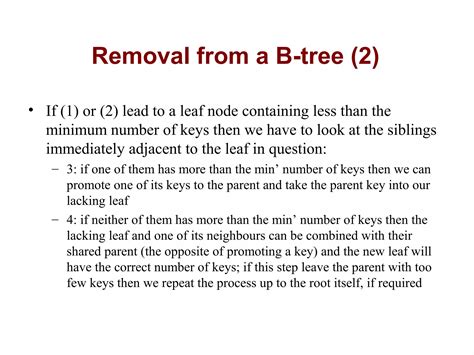B Trees In Data Structure Ppt