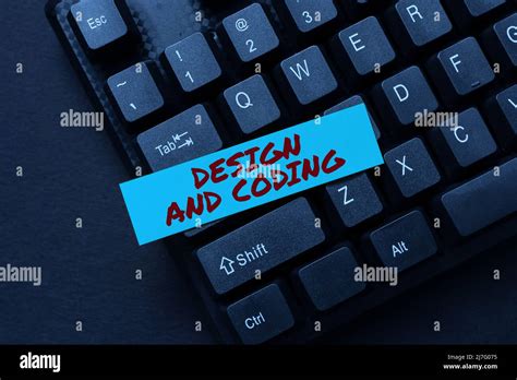 Inspiration Showing Sign Design And Coding Business Approach Html And