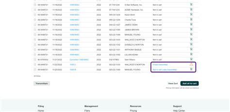 How To File A 1094 C 1094 B Correction Efilemyforms
