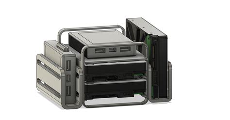 Zimaboardzimablade 2 Bay Hdd Stand Add Ons By Jerryk7 Download Free Stl Model