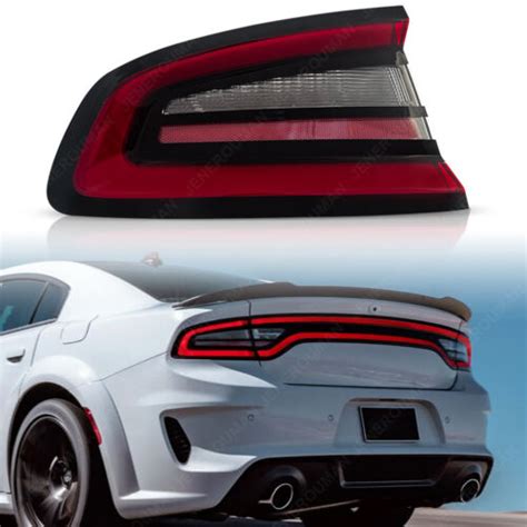 Driver Left Side Outer Tail Light For 15 23 Dodge Charger Rear Lamp Led