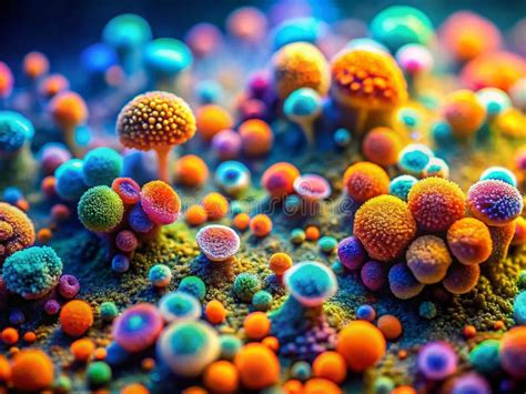 Magnificent Miniature A Detailed Look At A Mucor Fungus Colony Under A