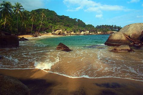 Het Paradijselijke Tayrona National Park Colombianl