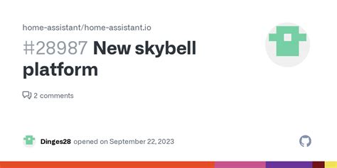 new skybell platform · issue 28987 · home assistant home