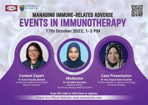 Cancer Echo Um Managing Irae In Immunotherapy Malaysian Oncological