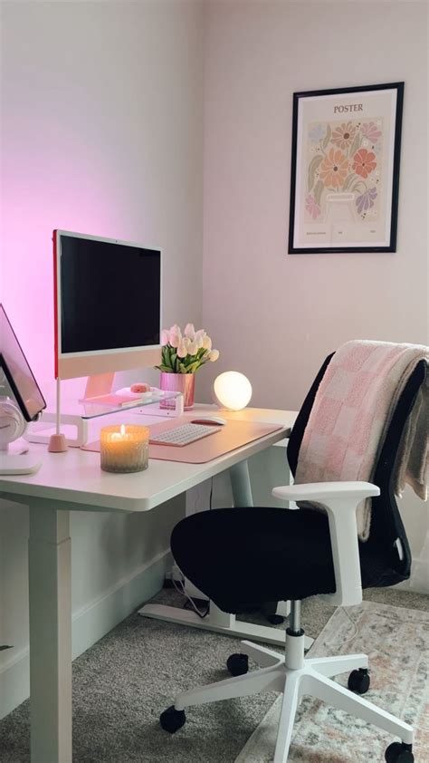 Pink Desk Aesthetic Study Desk Aesthetic Pinterest Girl Aesthetic