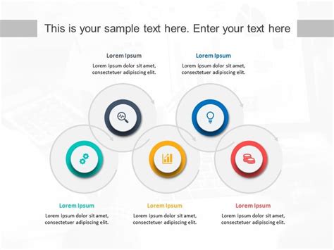 Connected Element PowerPoint Template Powerpoint Templates