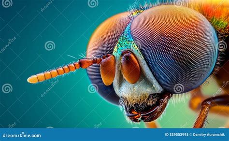 Housefly Compound Eye Macro Shot Reveals Mosaic Of Tiny Lenses Ideal