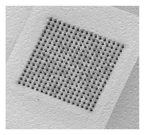 A Periodic Nanohole Arrays With Square Array Of Holes Show Eot 28 Download Scientific