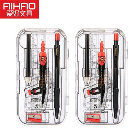 School Compass Stationery Supplies Student Drawing Grandado