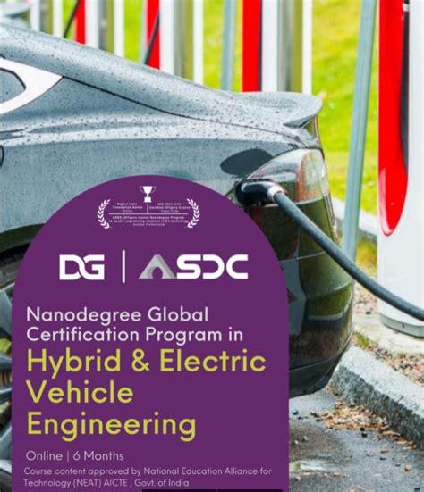 Electric Vehicle Nanodegree Certification Course Online E Mobility