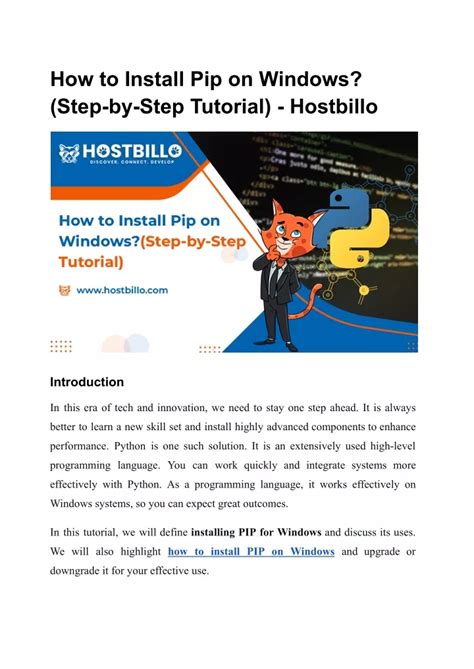 PPT How To Install Pip On Windows PowerPoint Presentation Free Download ID 12362629
