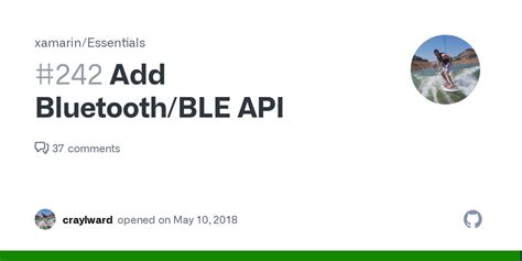 Add Bluetooth Ble Api Issue Xamarin Essentials Github