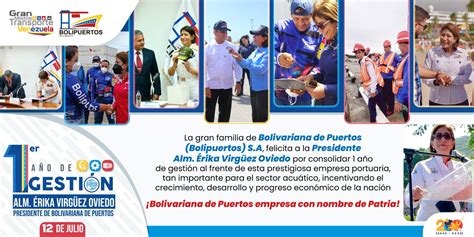 Bolipuertos Oficial 🇻🇪 On Twitter Aniversario 🥳 Desde Bolivariana De