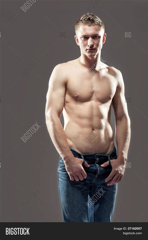 Macho Shirtless Man Image And Photo Free Trial Bigstock