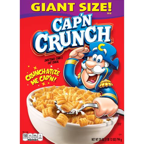Capn Crunch Breakfast Cereal Original Box 29 Oz
