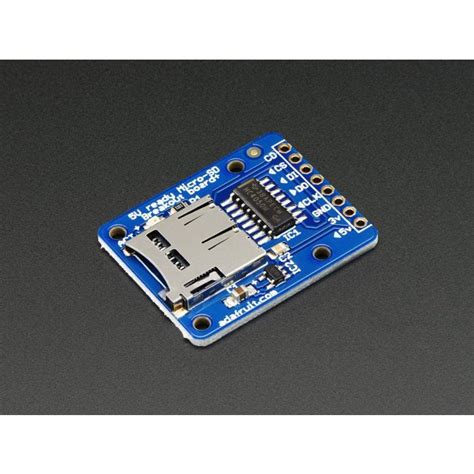 MicroSD Card Breakout Board Buy In Australia ADA Adafruit Core Electronics