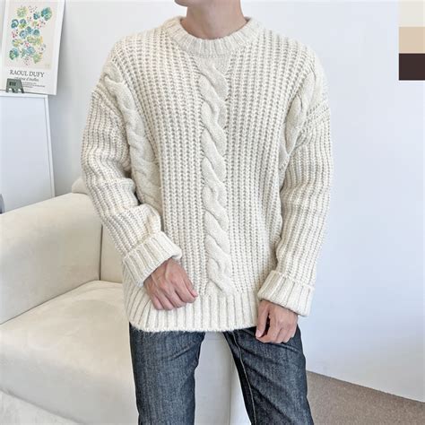 2l Und 5025 남자오버핏 꽈배기 니트스웨터 온채널