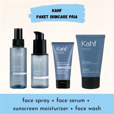 Jual Kahf Paket Lengkap Skincare Pria Full Set Skincare Kahf 1 Paket Lengkap Shopee Indonesia