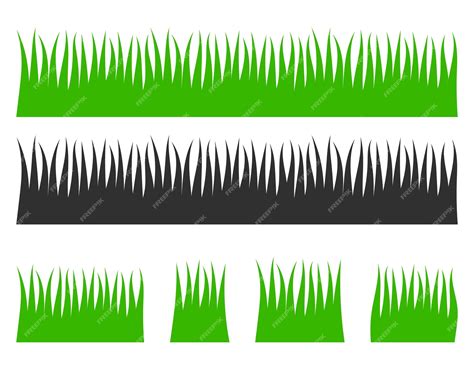 Premium Vector Vector Green Lawn Grass Pattern Texture Illustration