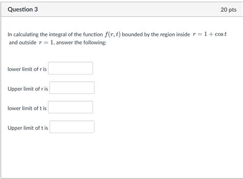 Solved In Calculating The Integral Of The Function Frt