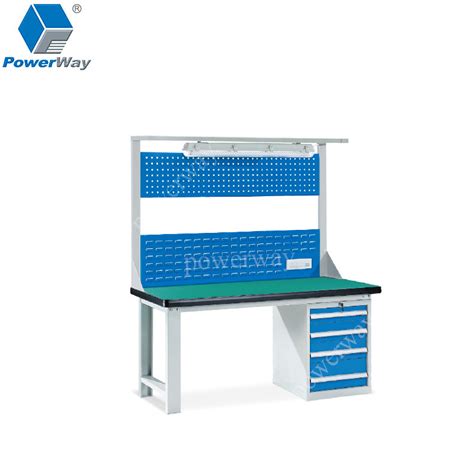 Powerway Working Table Workbench Led Lighting With Drawer Cabinet Tool Workbench And Tool