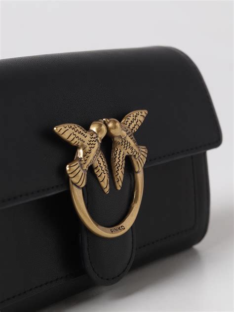 Pinko Love One Wallet Bag In Leather Black 100062a0f1 Gigliocom