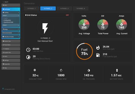 Generator And Fuel Monitoring Control
