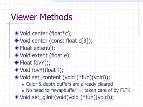 Ppt Fltk And Opengl Powerpoint Presentation Free Download Id5510045