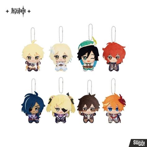 Mihoyo Genshin Impact X Bandai Chibi Gurumi Keychain Plushie Fischl Ver
