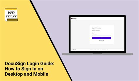 Docusign Login Guide How To Sign In On Desktop And Mobile
