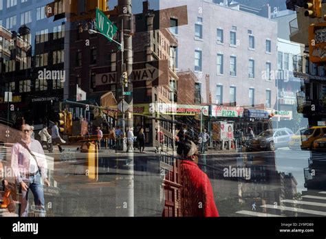 Double Exposure Of Overlapping New York City Street Scenes Stock Photo Alamy