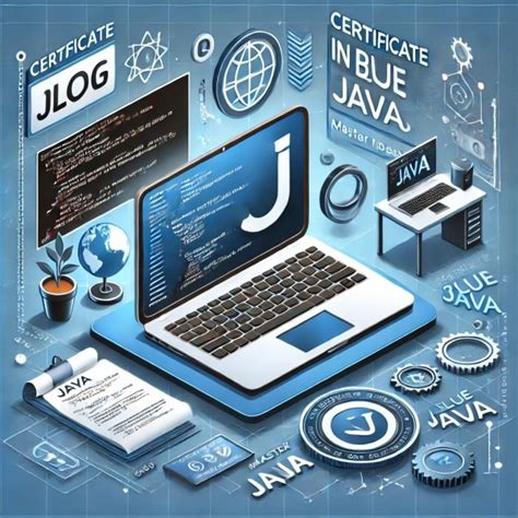 Certificate In Blue Java Master Java Programming Basics