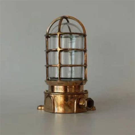 Incandescent Wall Mounted Nautical Brass Pauluhn Piling Dock Bulkhead Light Handmade At ₹ 13000