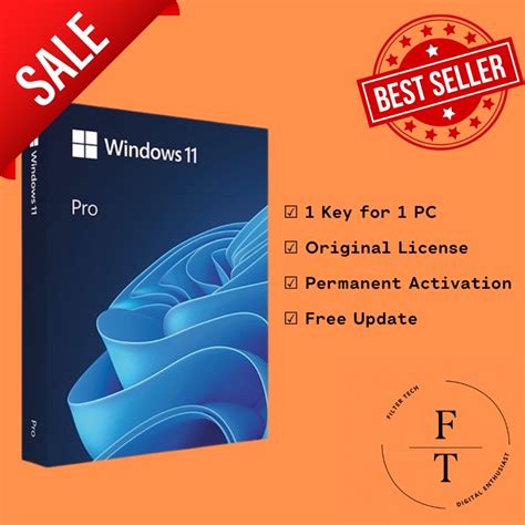 Jual Microsoft Windows Pro Original Digital License Lifetime